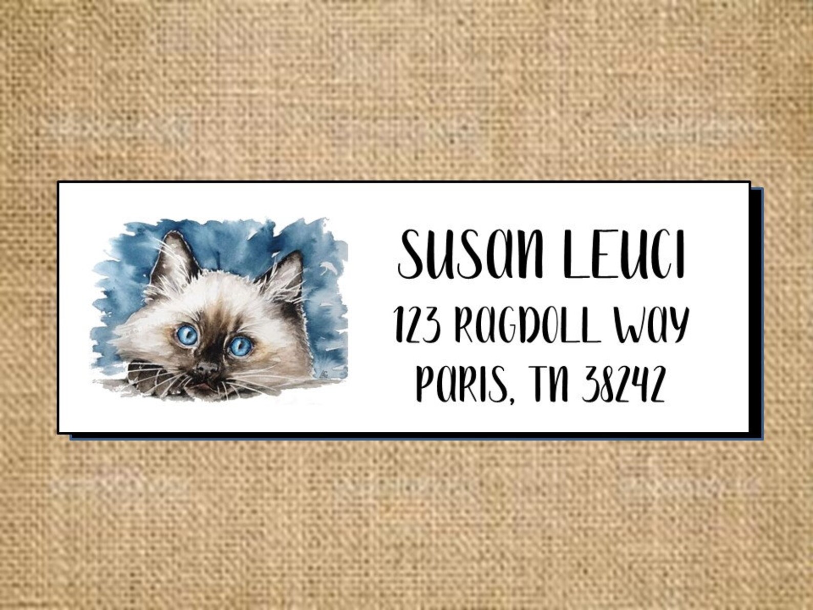 Ragdoll Cat Address Labels Ragdoll Kitten Address Labels - Etsy