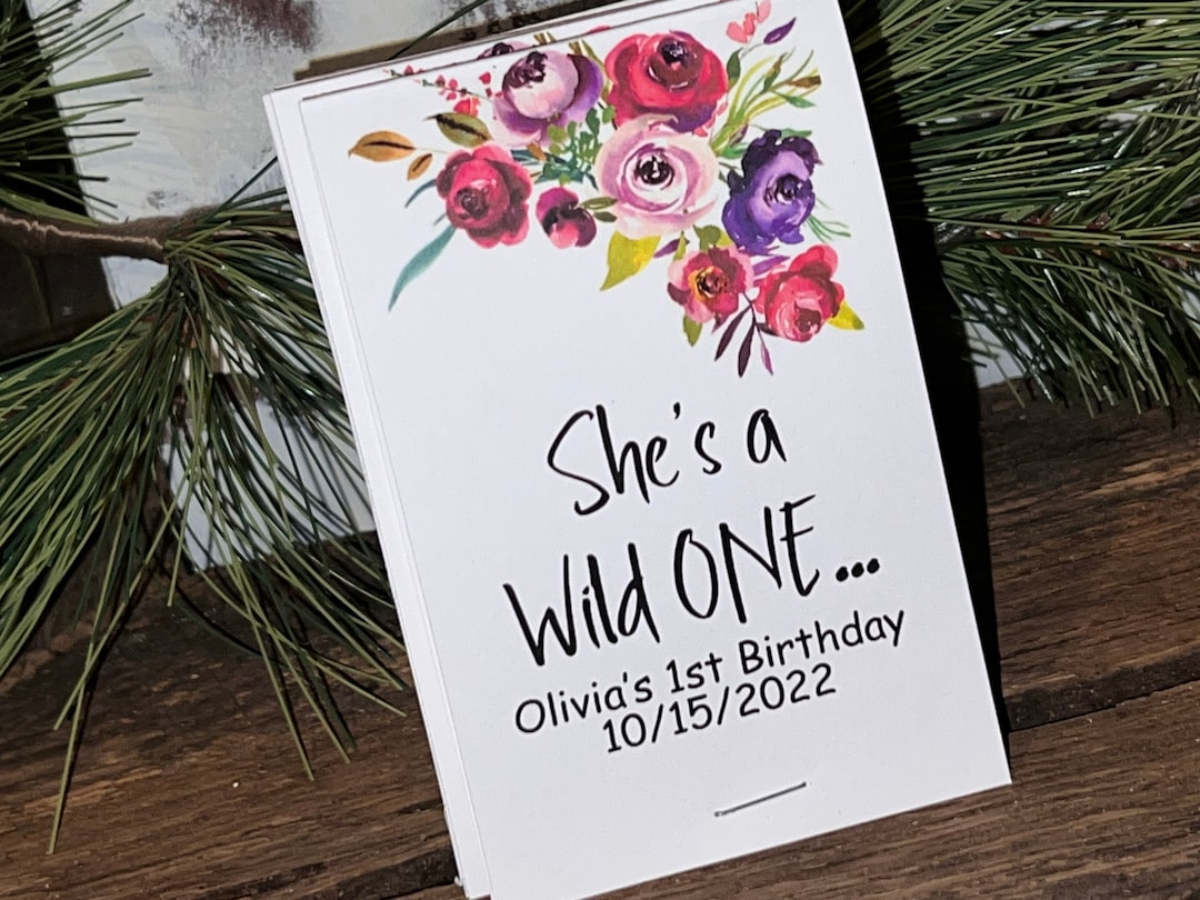 1st Birthday Party Favors ,first Birthday Flower Seed Packets ...