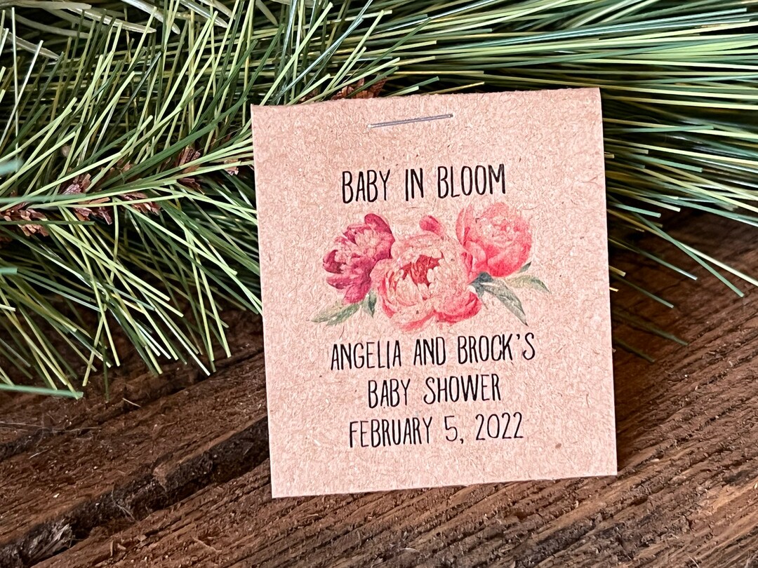 Cutest Little Favors Ever. Mini BABY SHOWER Flower Seed Favors - Etsy