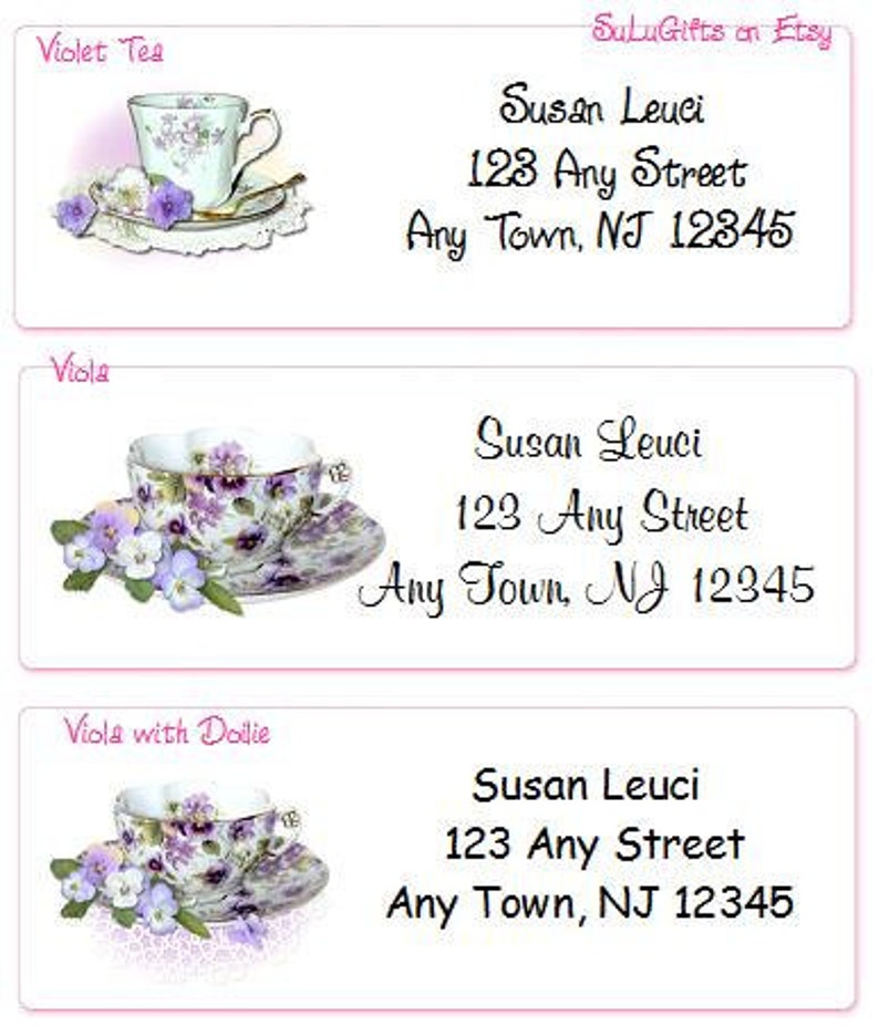 Custom Address Labels Personalized Address Labels Elegant - Etsy