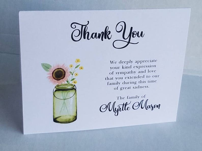 Sunflower Sympathy Thank You Note Cards Personalized And Etsy sunflower-sympathy-thank-you-note-cards-personalized-and-etsy
