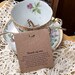 Elegant and Thoughtful Tea Favors , for Memorial Service , Funeral Gift ...