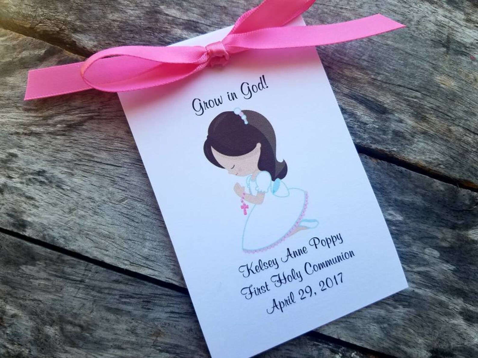 First Holy Communion Flower Seed Packets Favors for Baptism - Etsy