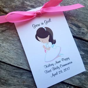 First Holy Communion Flower Seed Packets Favors for Baptism ...