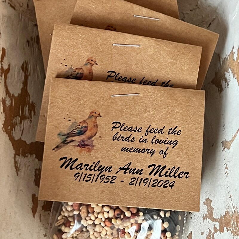 Bird Seed for Funeral - Etsy