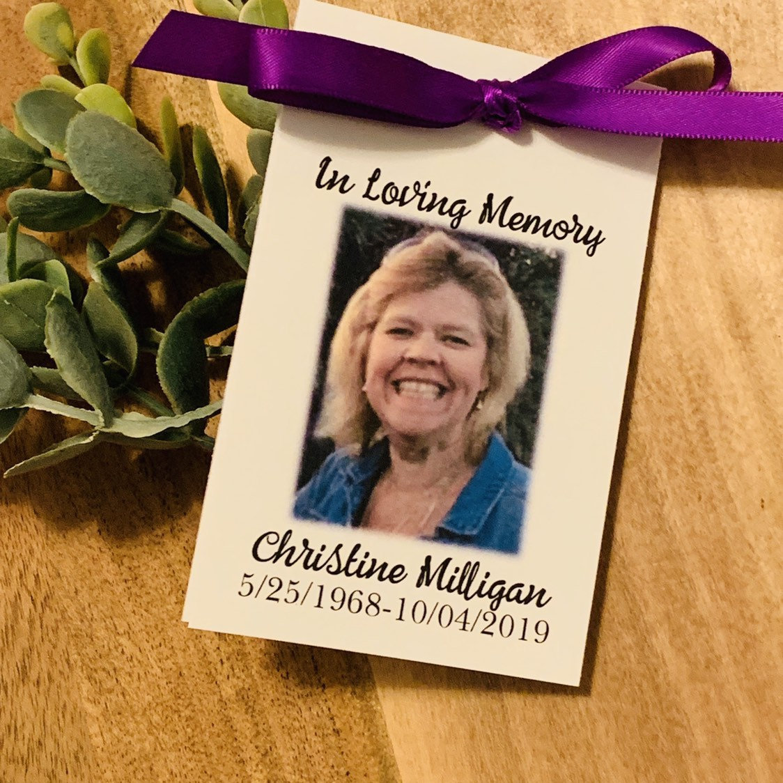 Photo Memorial Seed Packets Funeral Favor Personalized | Etsy