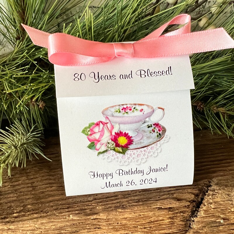 Tea Bag Favors - Etsy