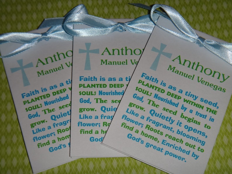 Personalized First Holy Communion Favors Baptism Favors - Etsy