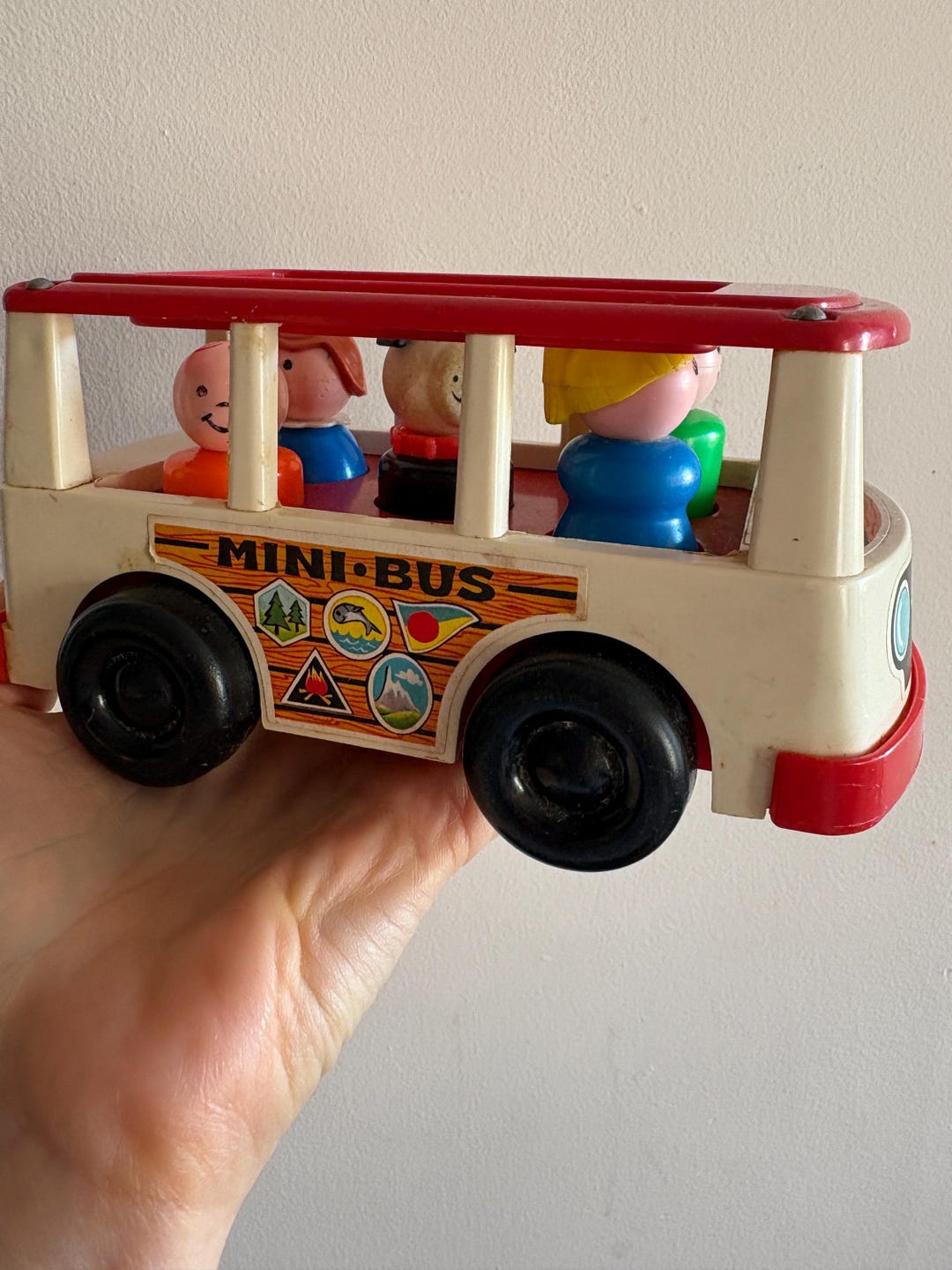 Vintage Fisher Price Play Family Mini Bus #141 Complete - Etsy