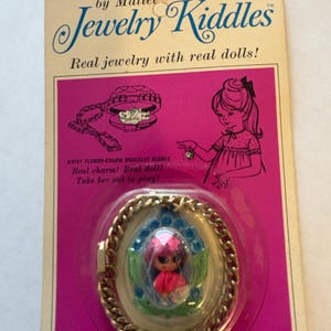 Vintage 1967 Liddle Kiddles Jewelry Flower Shaped Bracelet, Little Doll ...
