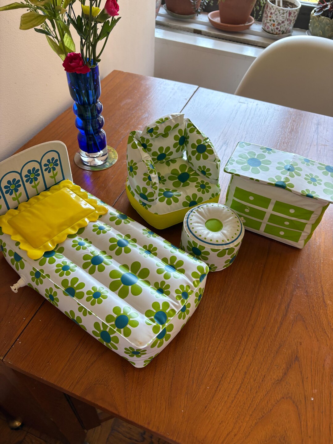 Vintage 1970's Barbie Doll House Puff N Play Inflatables Barbie Size ...