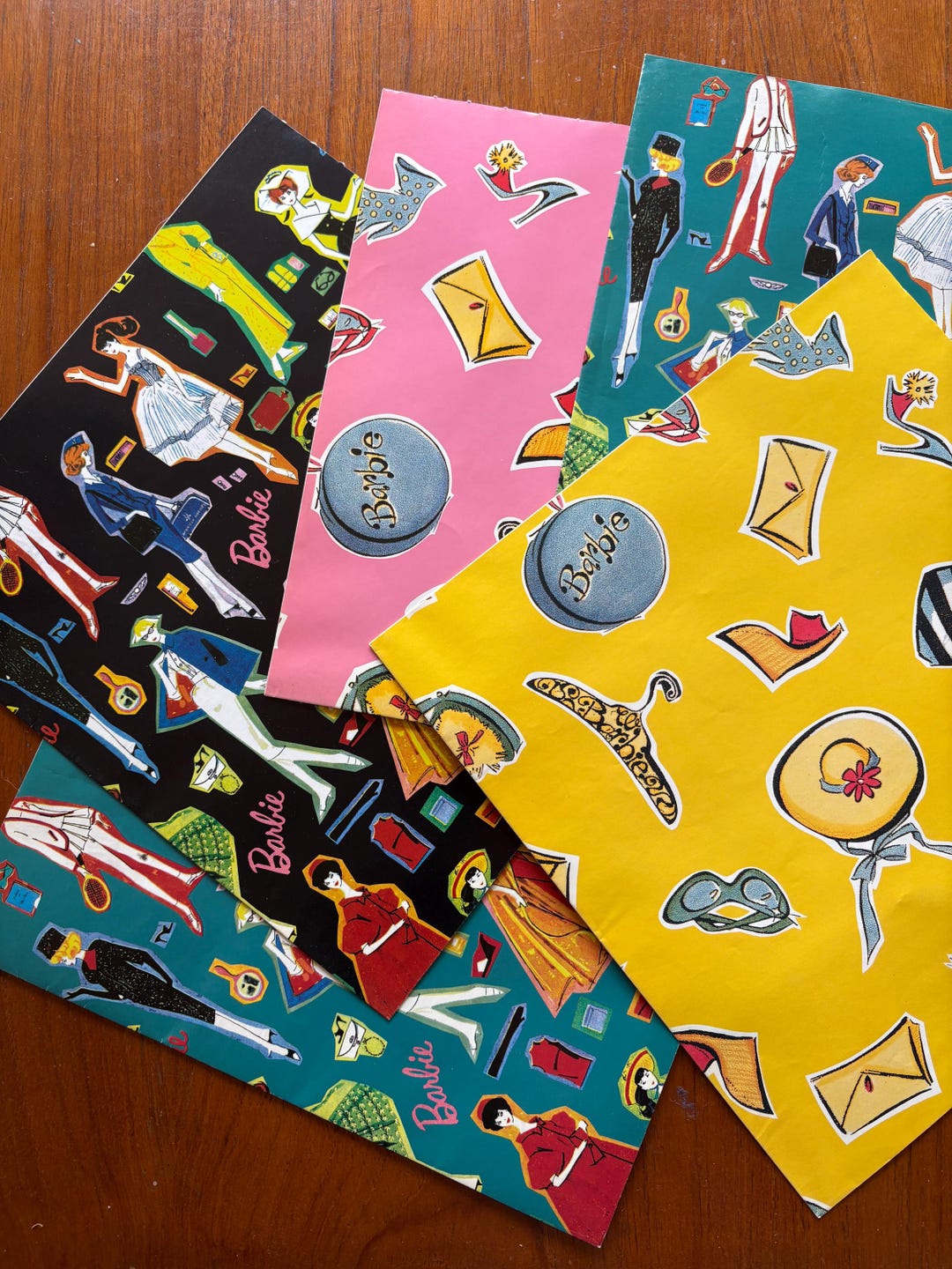 1990's Barbie Wrapping Paper - Etsy