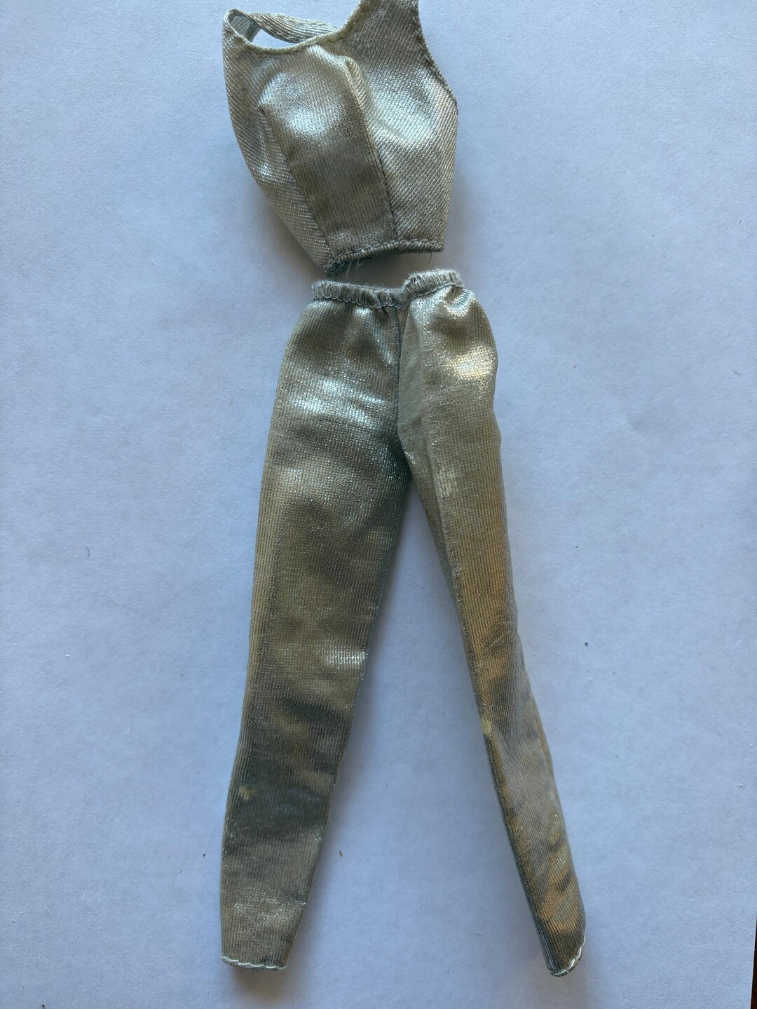 Vintage Barbie 1980's Gold Slacks and Shell Top - Etsy