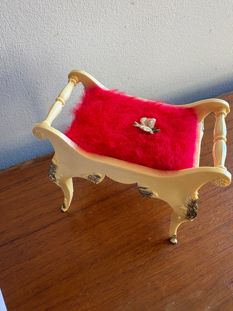 Vintage Barbie Bench From Vanity Set, Suzy Goose Vanity - Etsy