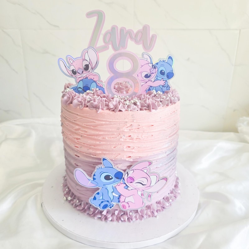 Stitch 5 Cake Topper Etsy Uk