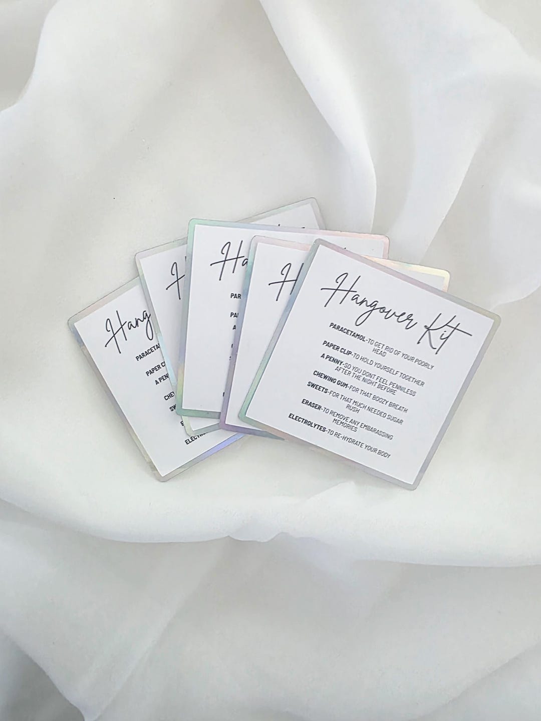 Hangover Recovery Kit Cards -set of 5 or 10 - Etsy Australia