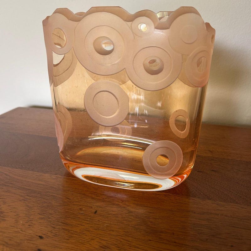 Polish Glassware Vase - Etsy