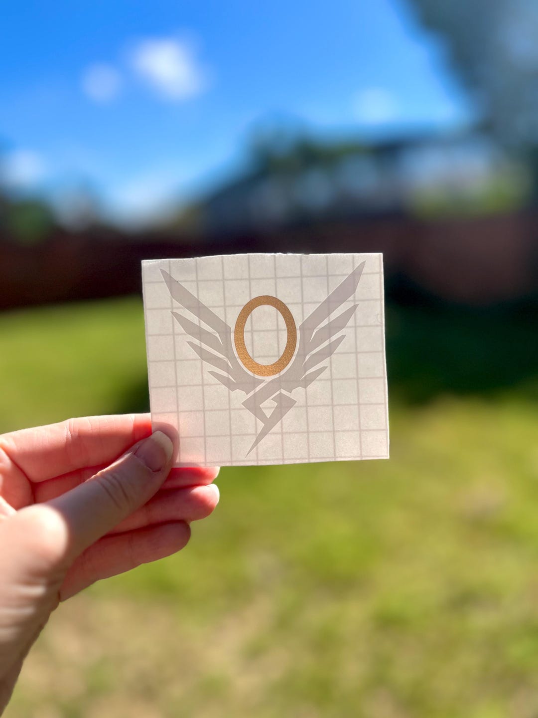 Overwatch Decal | Mercy Character Logo Decal - Etsy