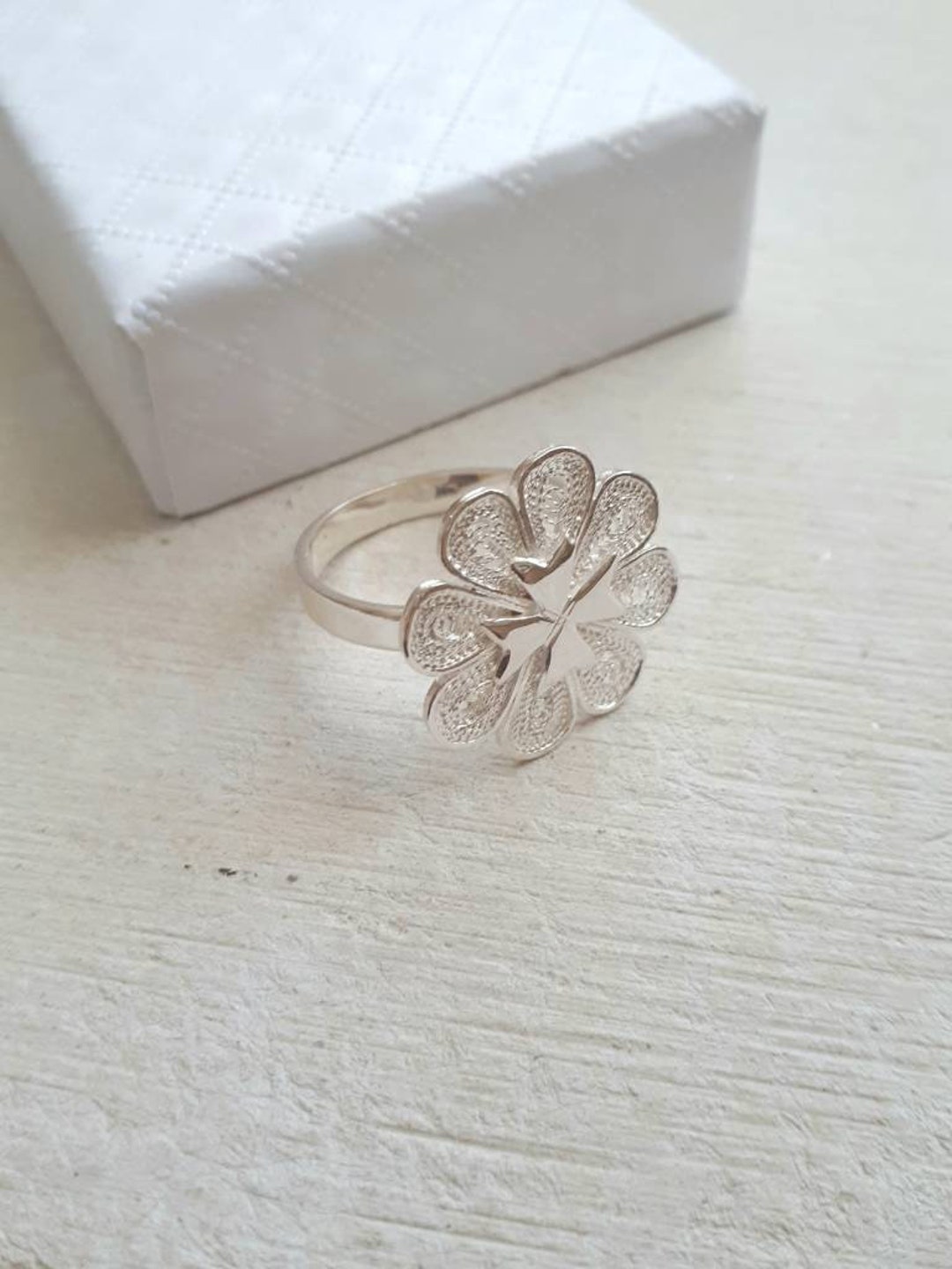 Sterling Silver Maltese Cross Ring, Maltese Cross Filigree Ring, Malta ...