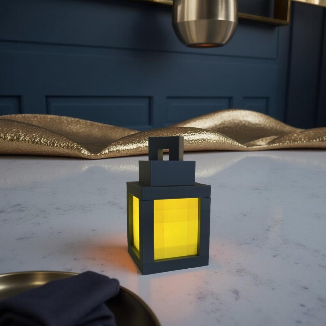 Pixel Tealight Lantern: 3D Printed Lamp - Etsy