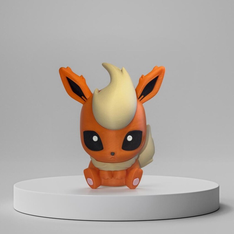 Chibi Flareon 3D Printed Figurine: Fan Art - Etsy