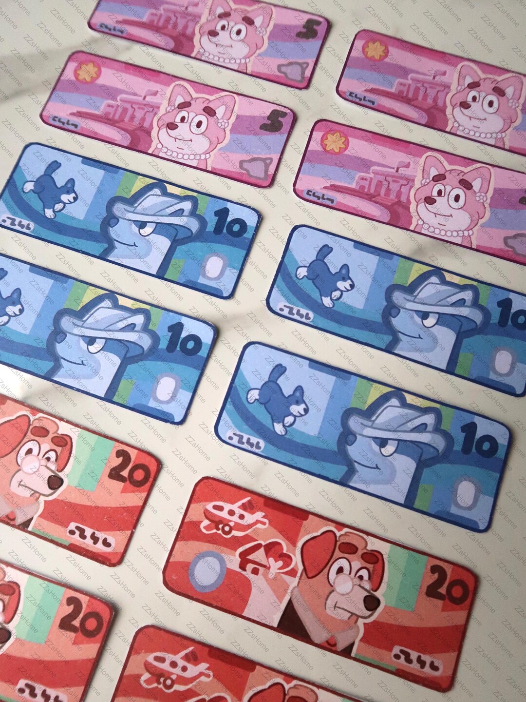 Bluey Dollarbucks Play Money (physical Product) - Etsy Australia