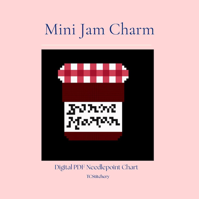 Jam Needlepoint Canvas - Etsy