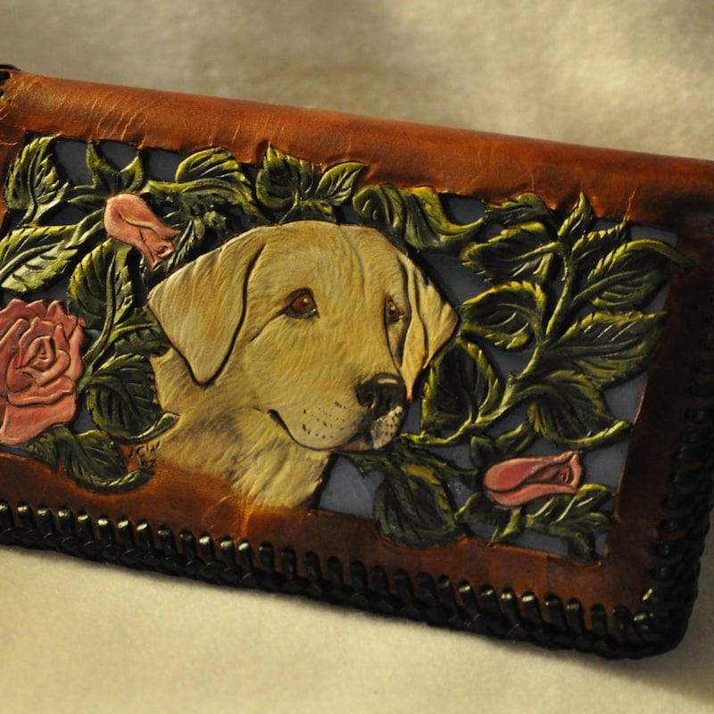 Leather Labrador - Etsy