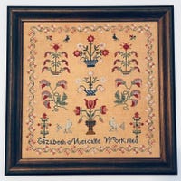 Sampler Anna Thies by Permin of Copenhagen - Counted Cross Stitch ...