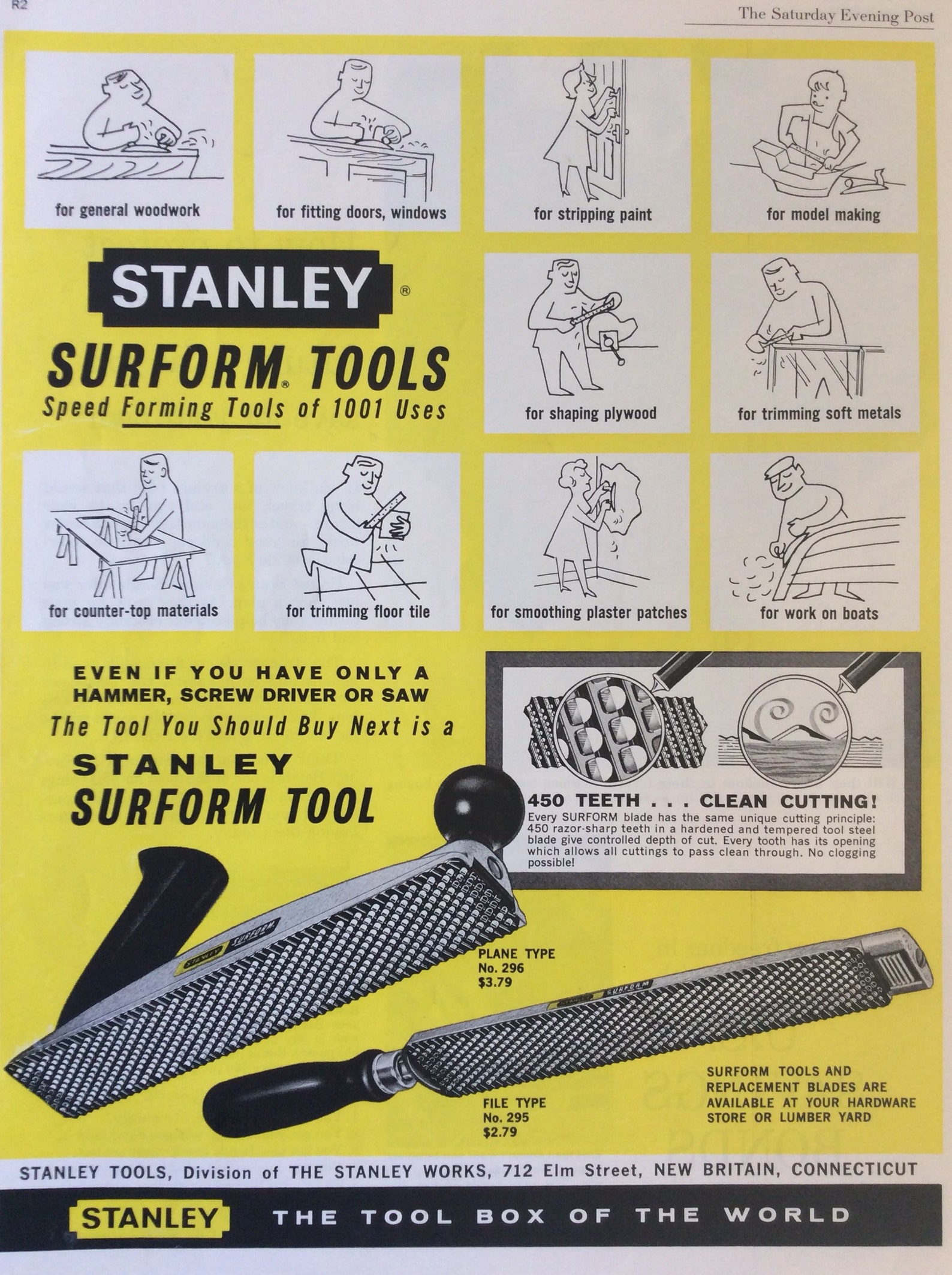 Stanley Tools Tools Ad Garage Decor Man Cave Carpentry Ad - Etsy