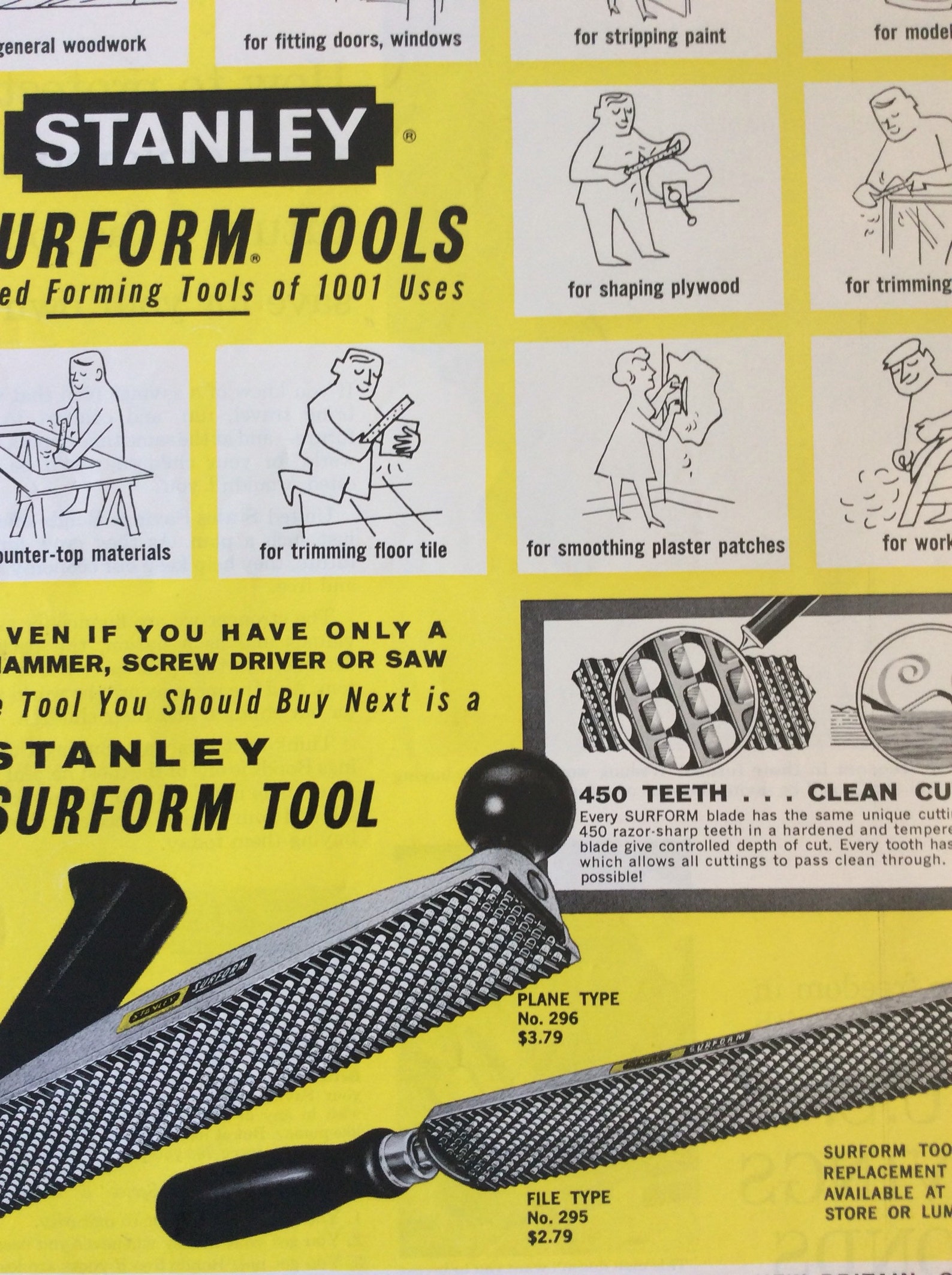 Stanley Tools Tools Ad Garage Decor Man Cave Carpentry Ad - Etsy