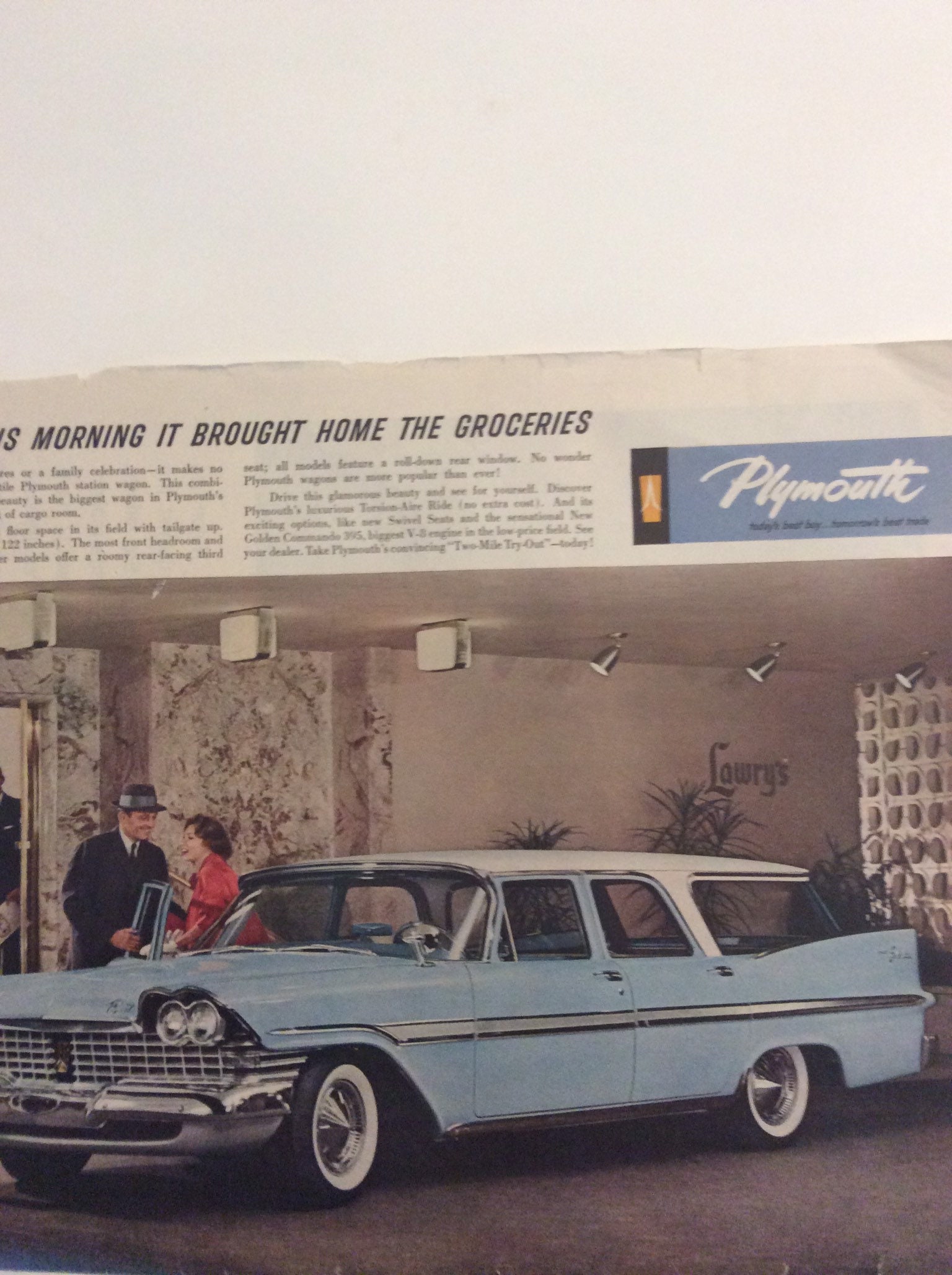 Advertisements Plymouth Ad Road Test Ad Used Car Lot Ad Vintage Car Ad ...