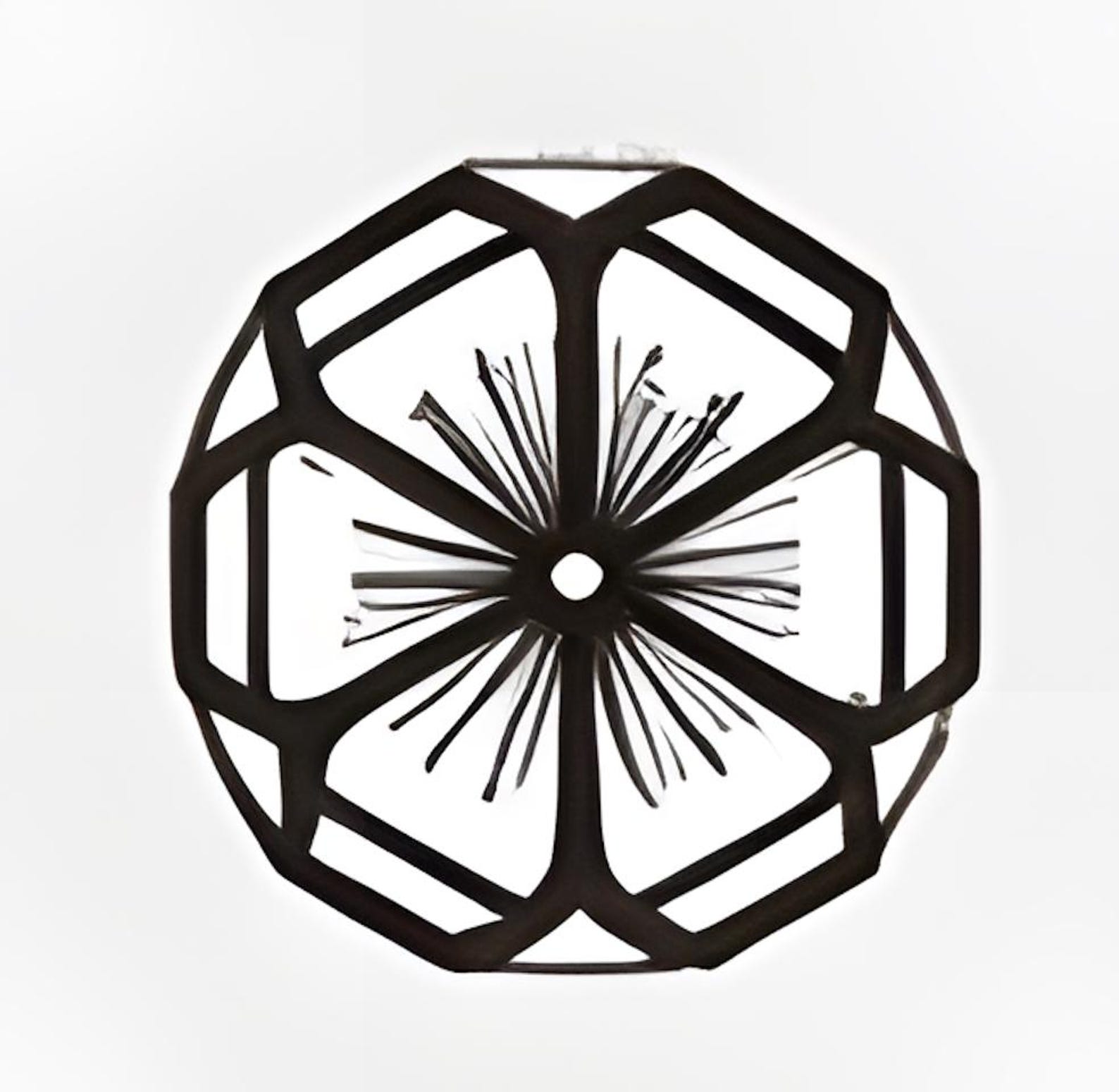 Abstract Geometric Flower Coloring Pages – 72 Sacred Geometry Floral ...