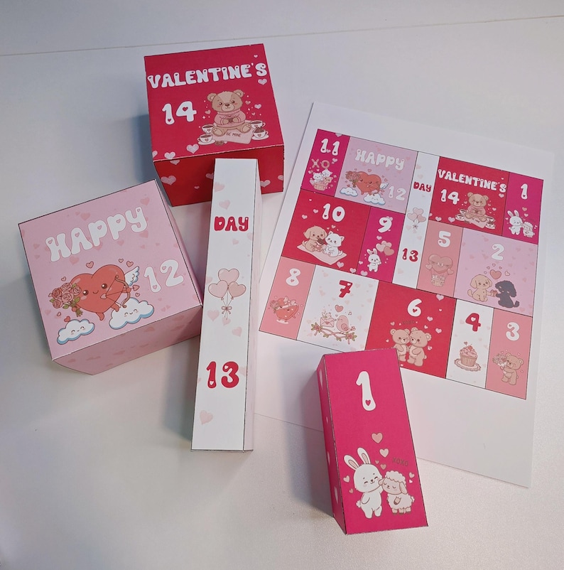 VALENTINE'S DAY Advent Calendar - Etsy