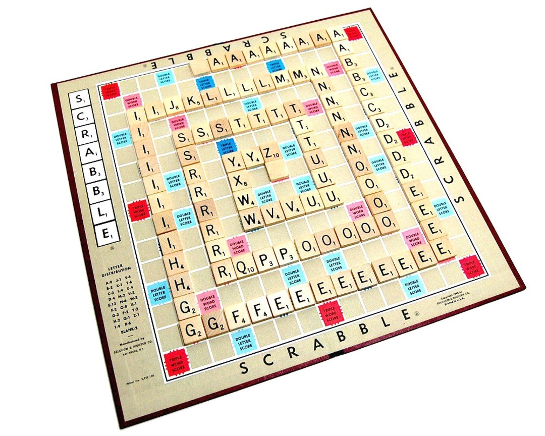 1976 Scrabble Set Logophiles Word Game Complete Set 70s Vintage Word ...
