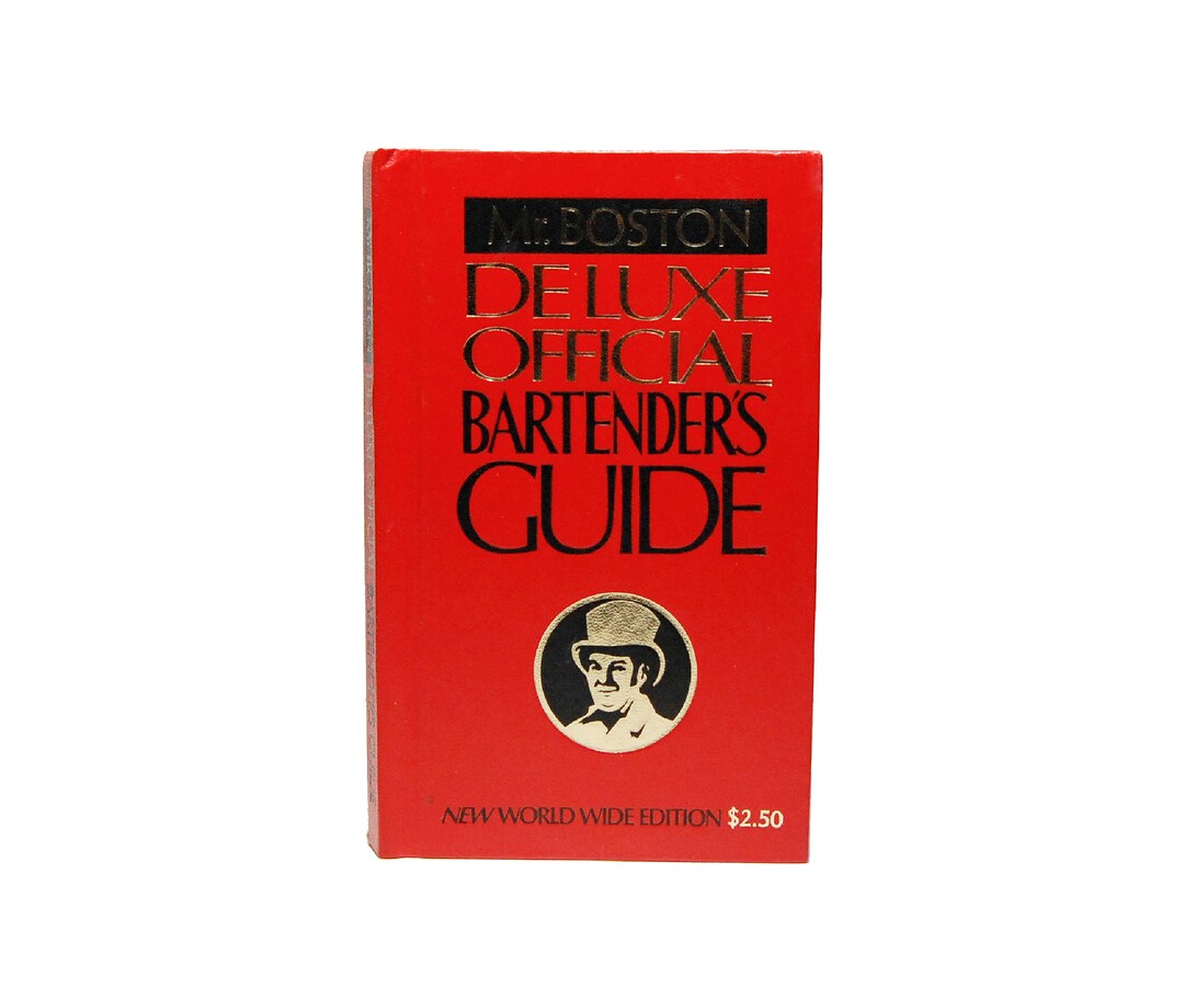 Vtg 1974 Mr Boston Deluxe Official Bartenders Guide 1000 Cocktail Recipes 70s Vintage Mixologist ...