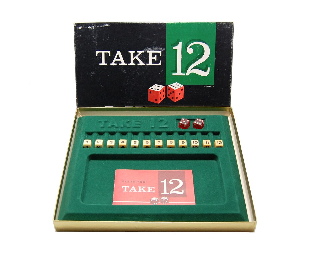 Vintage 1959 Take 12 Game by Phillips Publishers Complete With ...