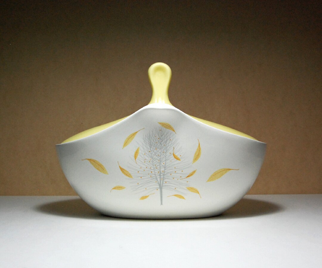 Midcentury Vintage Eva Zeisel Covered Casserole by Hallcraft China ...