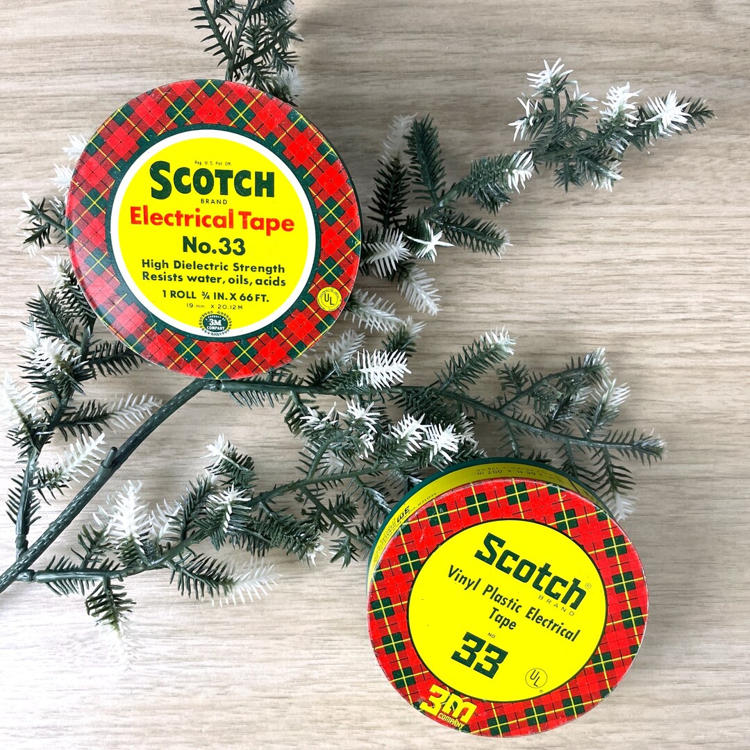 Scotch Electrical Tape Tins - Set of 2 - Vintage Metal Tins - Etsy