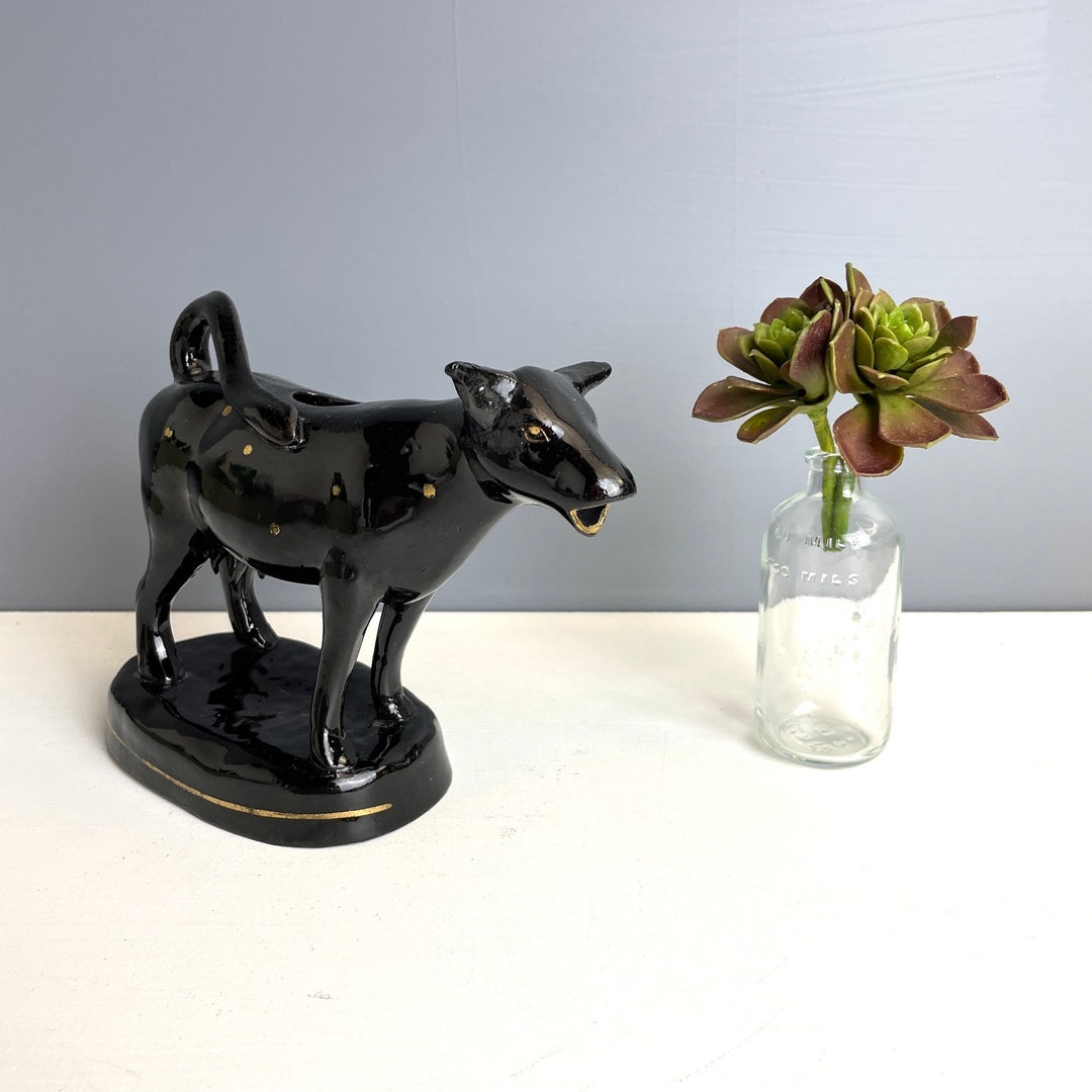 Jackfield-style Pottery Laughing Cow Creamer - Late 1800s Vintage - Etsy