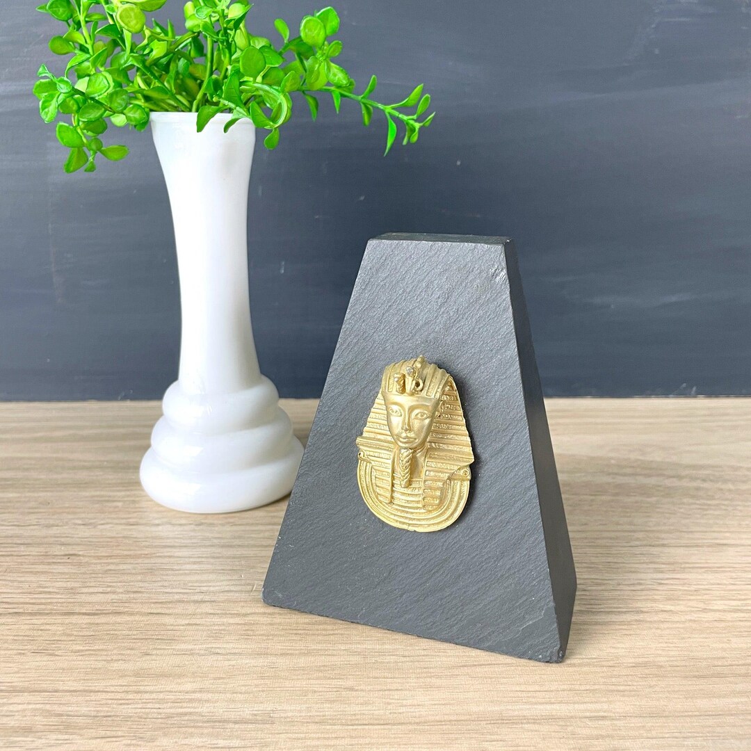 Reed & Barton Commemorative Tutankhamun Mask Replica - 70s Vintage - Etsy