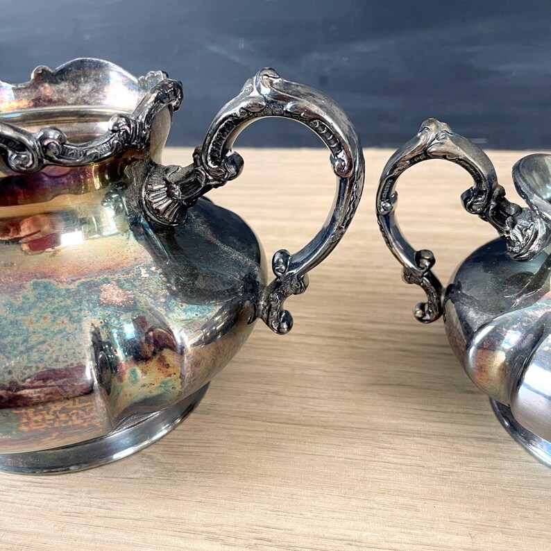 Pairpoint #335 Quadruple Silverplate 4 Piece Tea Set - Antique Serving ...