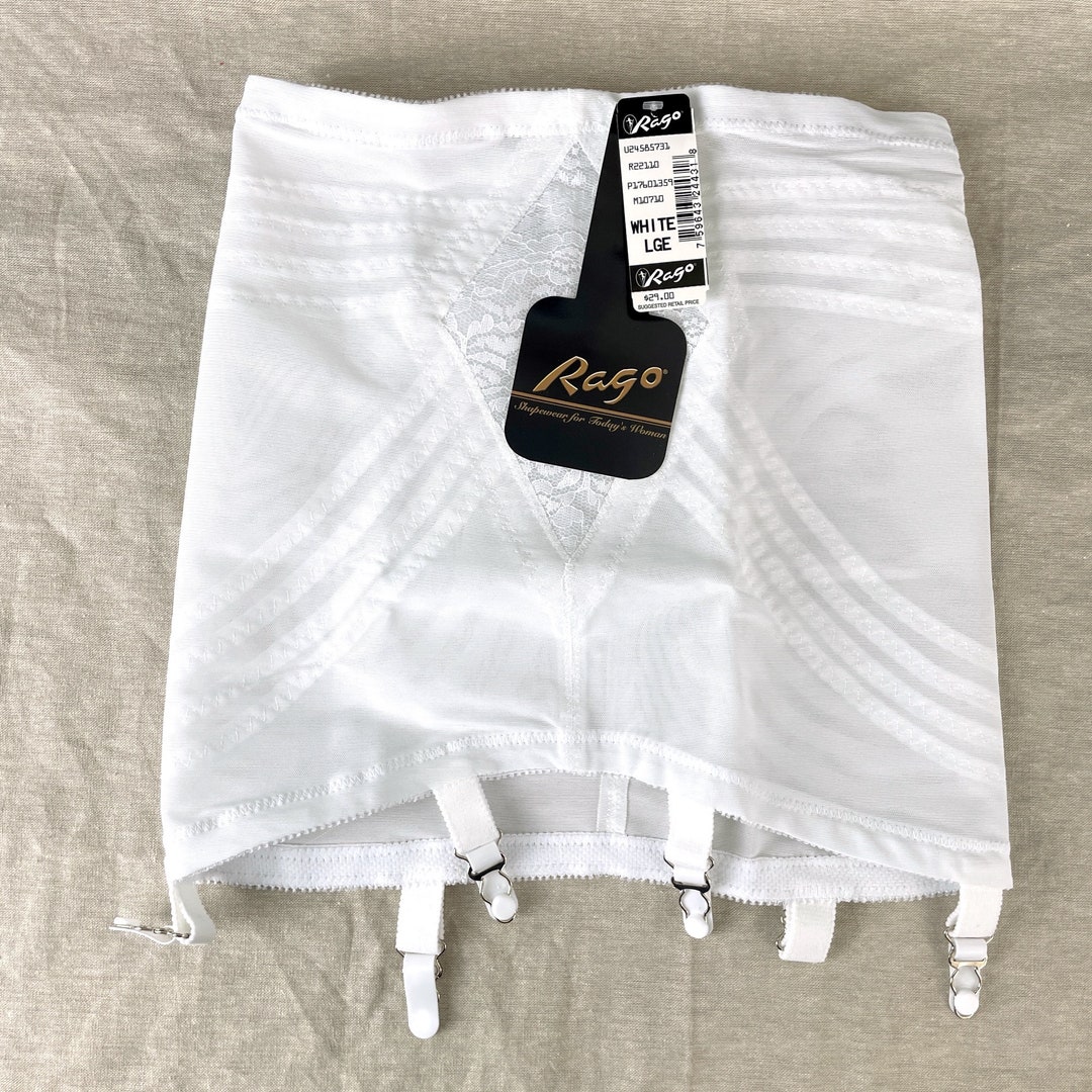 Rago White Girdle 1980s Vintage Size L /30 NWT - Etsy