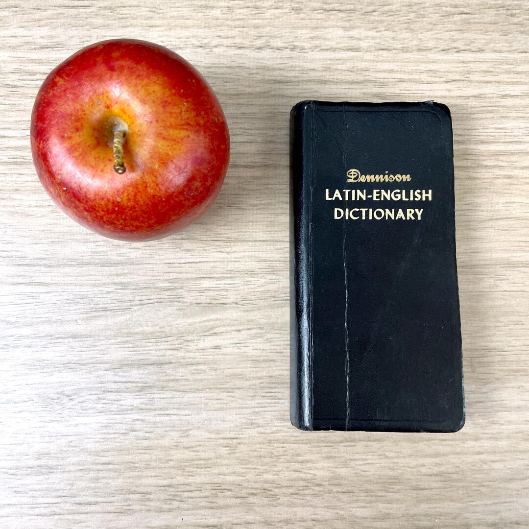Dennison Latin-english Dictionary - 1964 Pocket-sized Softcover - Etsy