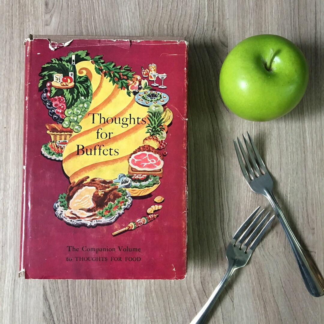 Thoughts for Buffets Cookbook - 1958 Hardcover, 15th Printing - Etsy