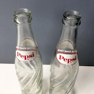 Pepsi Returnable Glass Bottles a Pair of 10 Oz. Spiral - Etsy
