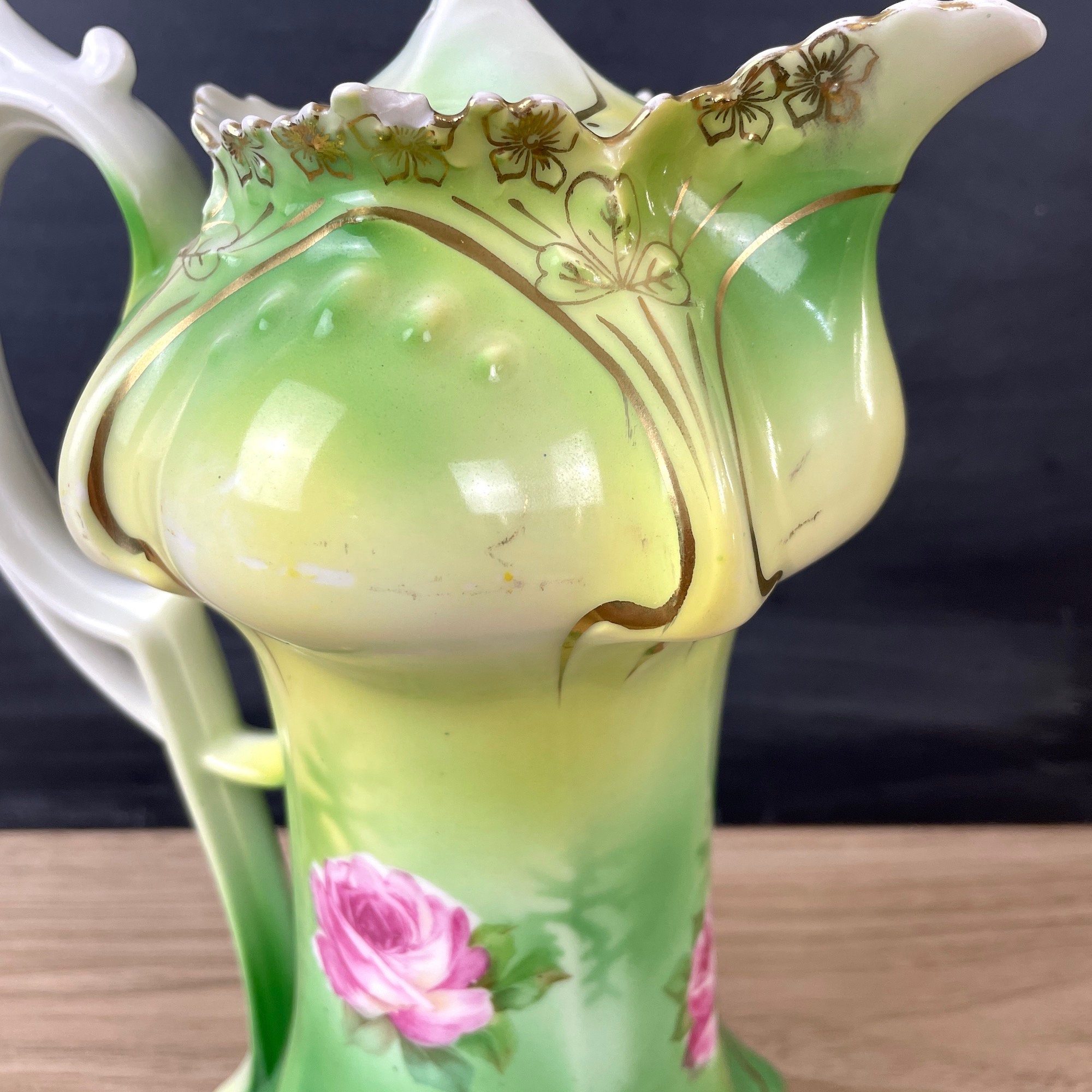 Victorian Chocolate Pot by R. S. Prussia - 1900s Antique - Etsy