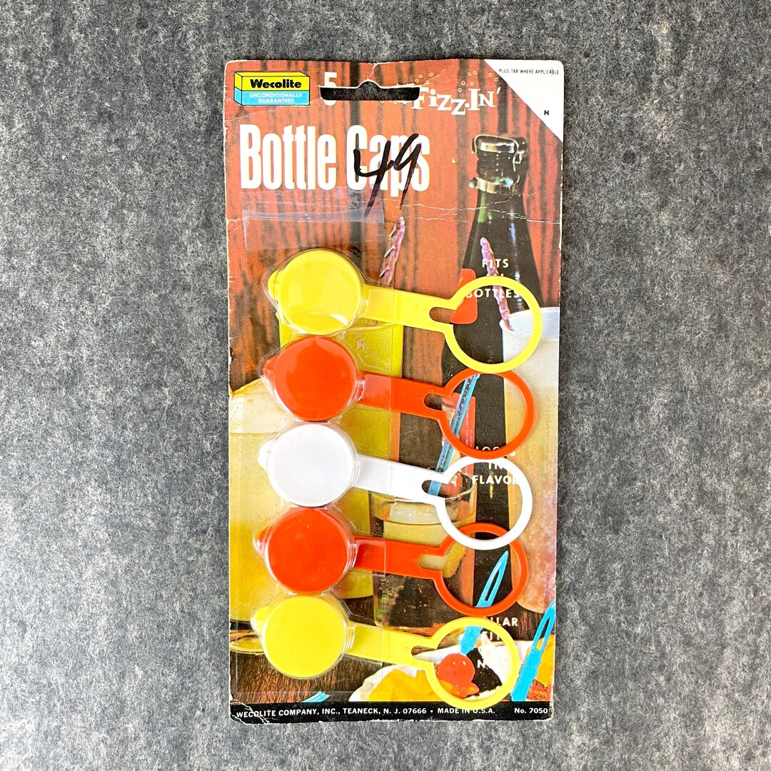 Plastic Soda Bottle Caps in Original Package 1960s Vintage - Etsy