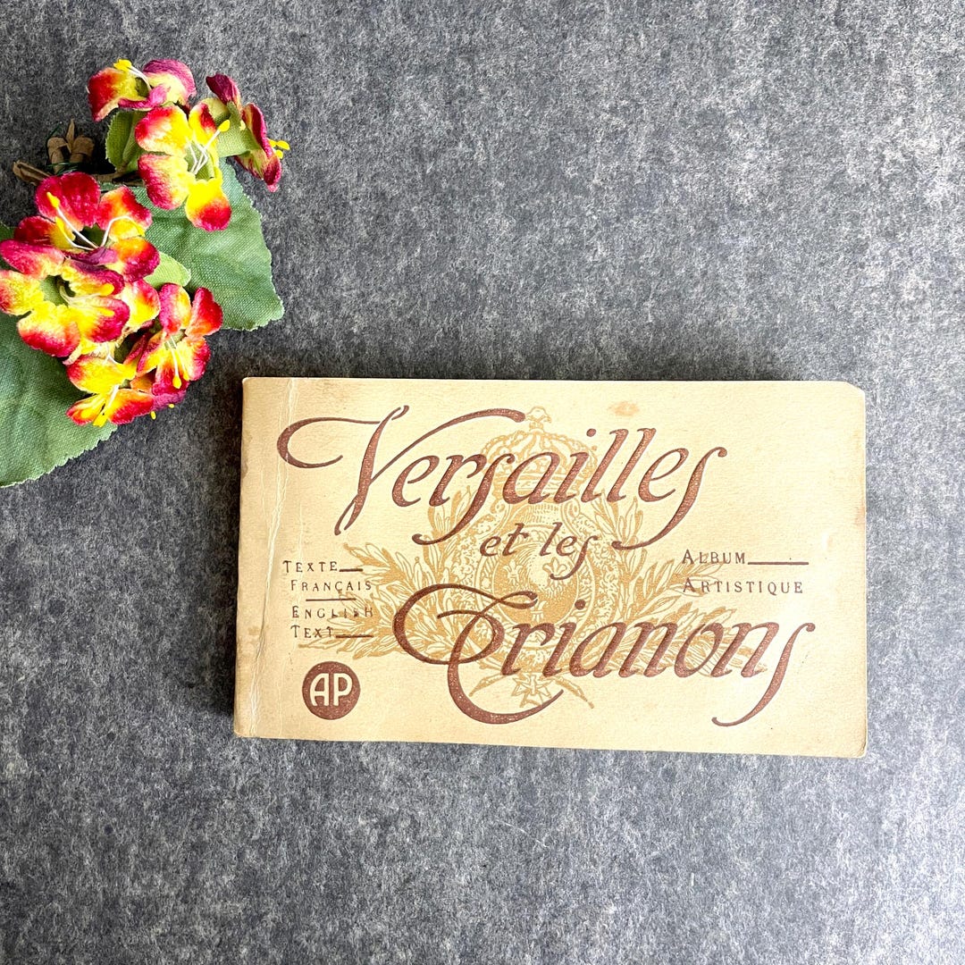 Versailles Et Les Trianons Postcard Album - Vintage French Souvenir - Etsy