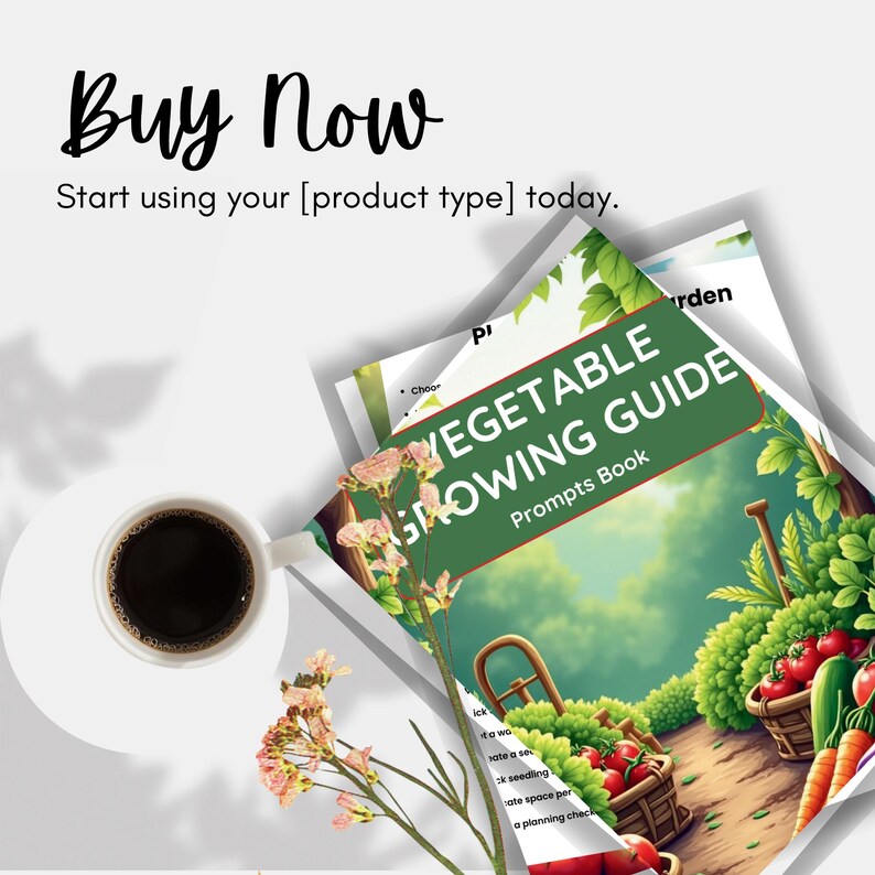 Vegetable Growing Guide | Printable Gardening Planner and Planting Book ...